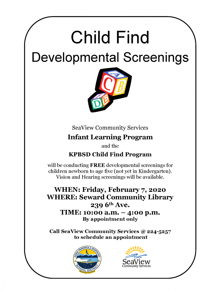 Free Developmental Screenings in Soldotna and Seward - KPBSD ...