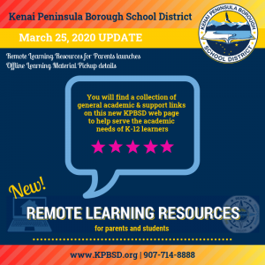 KPBSD Update 3.25.20 - KPBSD Communications Field NotesKenai Peninsula ...