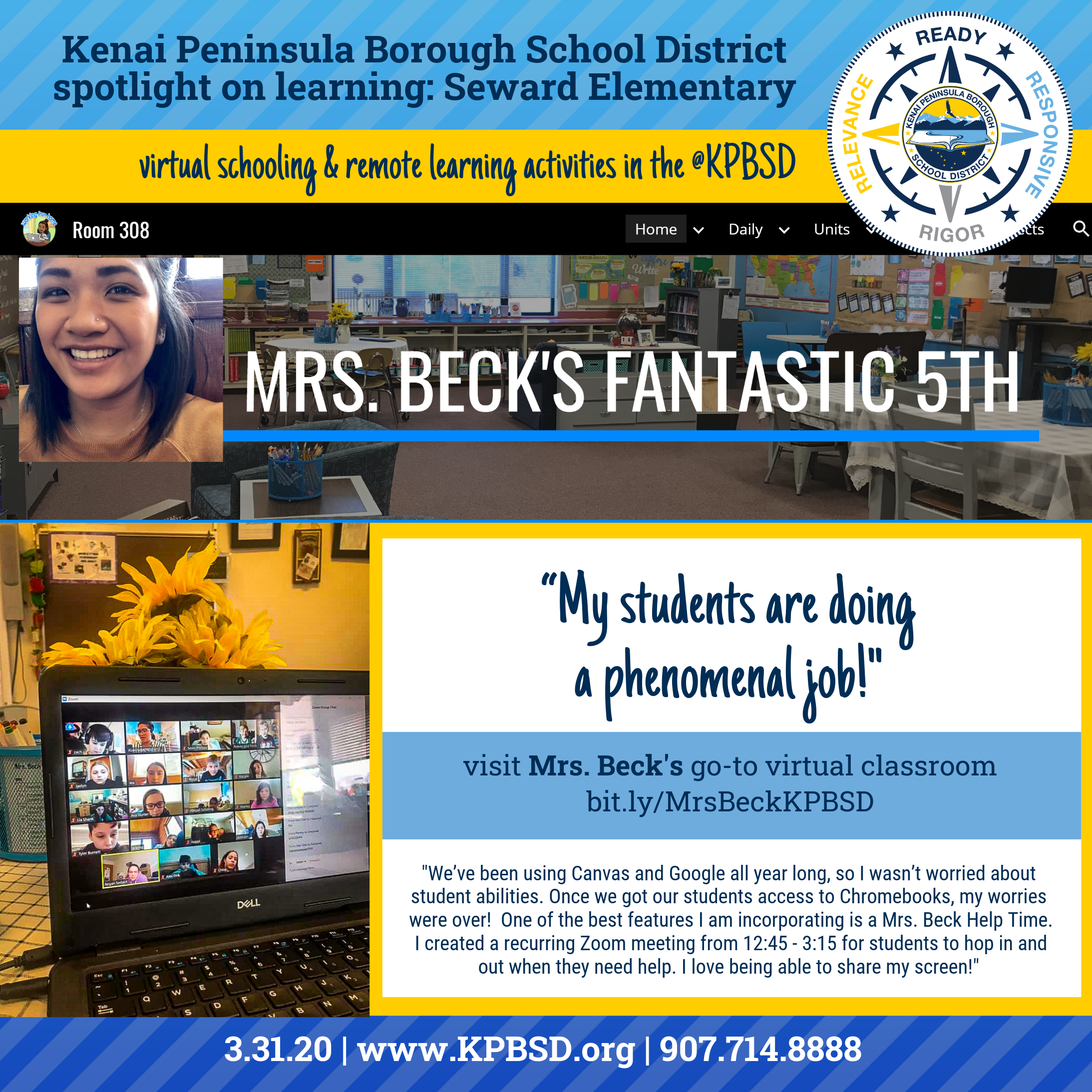 Look and See what's possible: Mrs. Beck's Fantastic 5th! - KPBSD ...