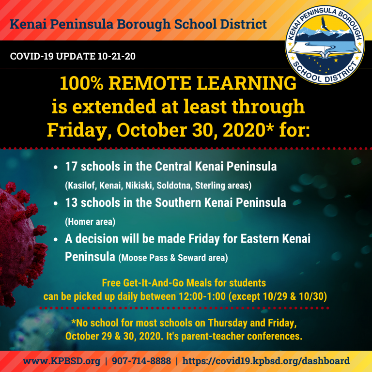 100% Remote Learning extends for 30 KPBSD schools in central and ...