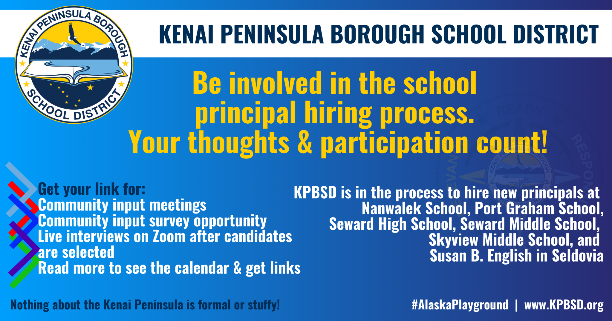 Be involved in hiring of your next school principal - KPBSD ...