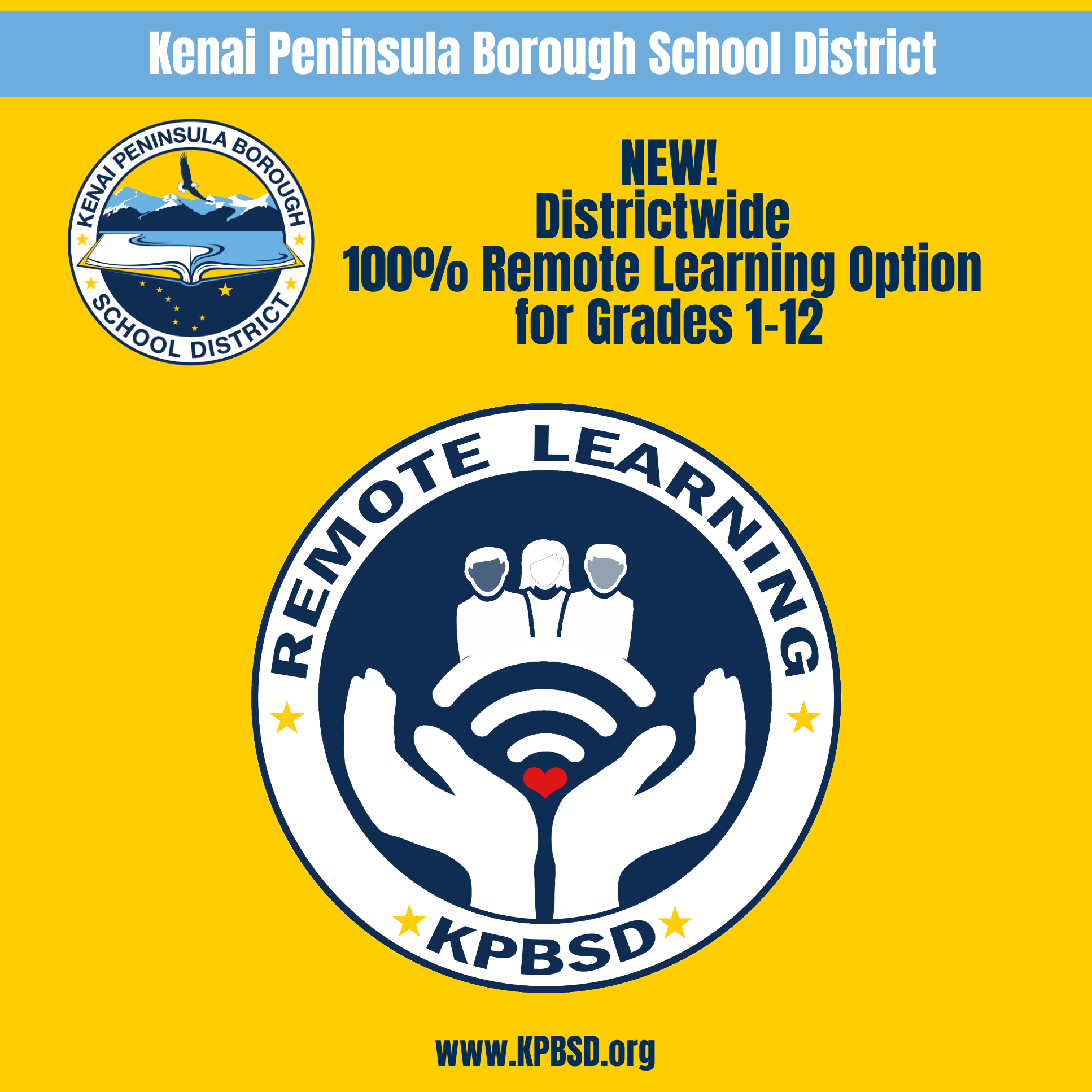 New! KPBSD 100% Remote Learning Option - KPBSD Communications Field ...